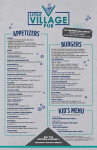 Menus - Little Village Pub