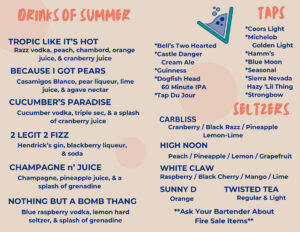 Menus - Little Village Pub