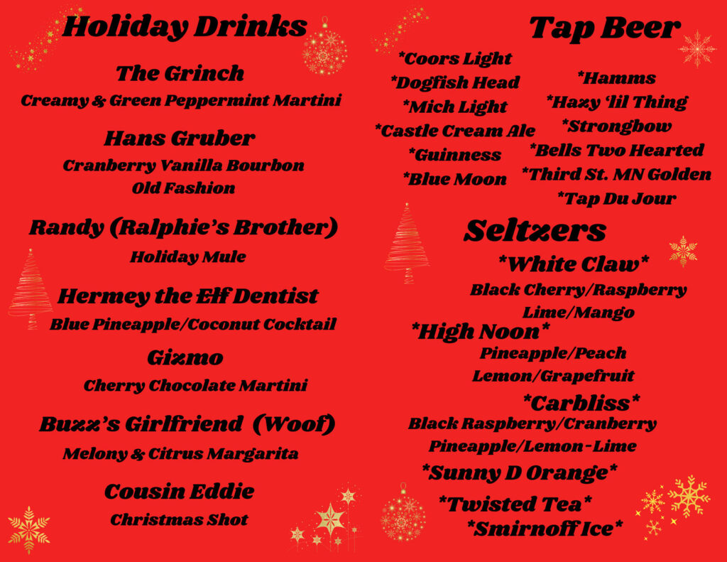 Menus - Little Village Pub